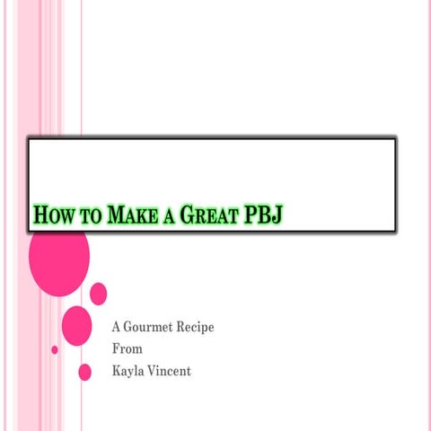 How To Make A Great Pb&J | PDF
