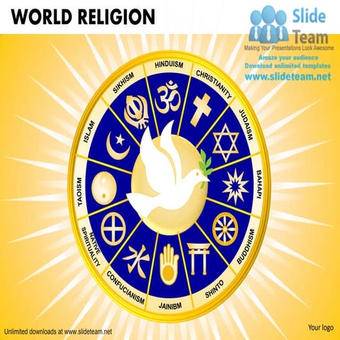How to make ahimsa world religion power point slides and ppt diagram ...