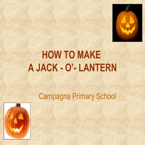 How to make a jack o lantern | PPT
