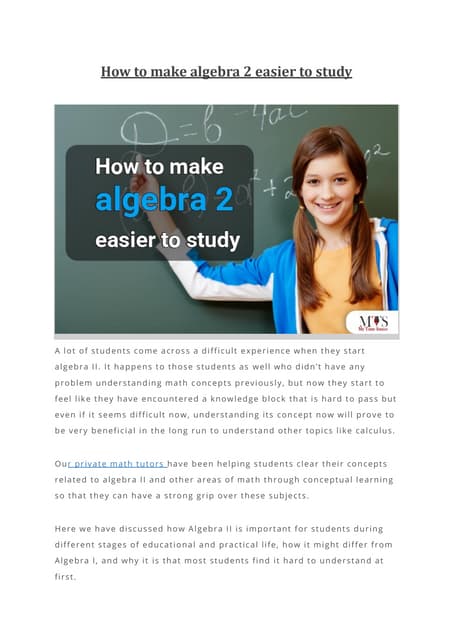 Introduction to algebra | PPTX | Homework and Study | Education