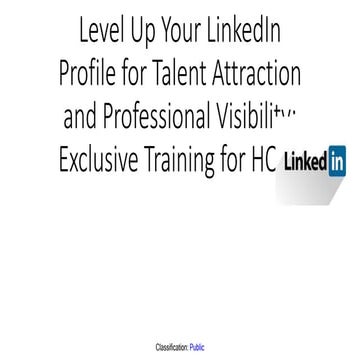How To Make A Linkedin Profile To Upload On Slideshare Pptx
