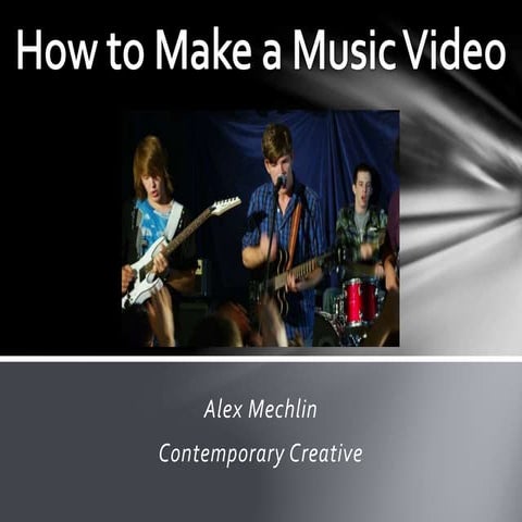 How to make a music video | PPTX