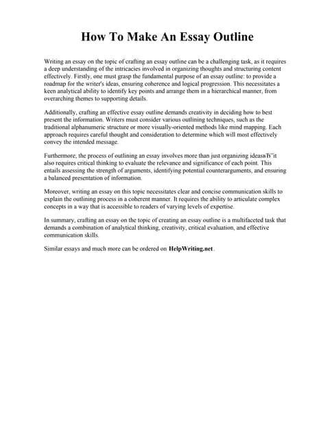How To Outline An Essay.pdf