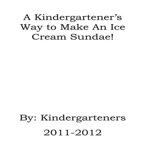 How to make an ice cream sundae | PPT