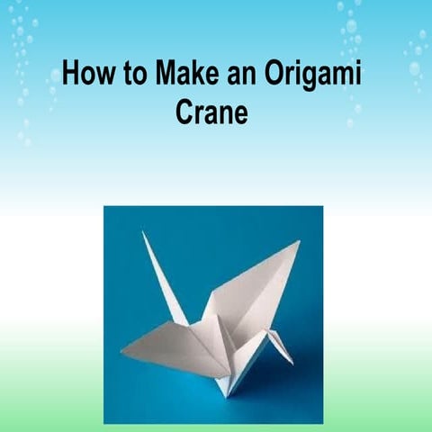 Origami blow up box