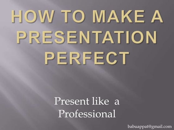 Effective 15-minute presentations - Cheat Sheet | ODT