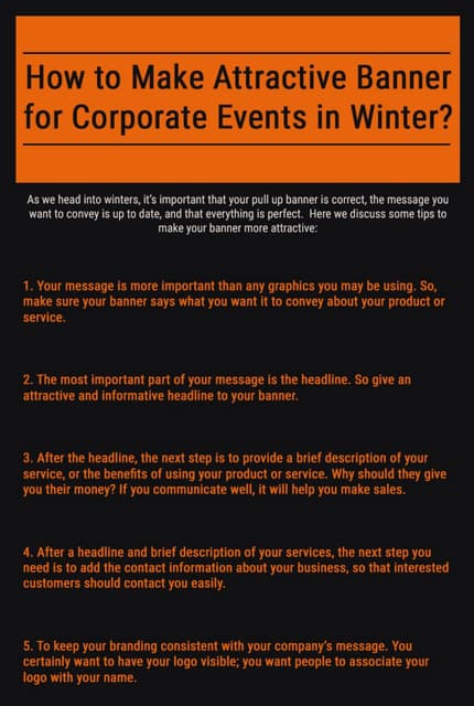 Get the Best Design Ideas for Making an Attractive Banner | PDF