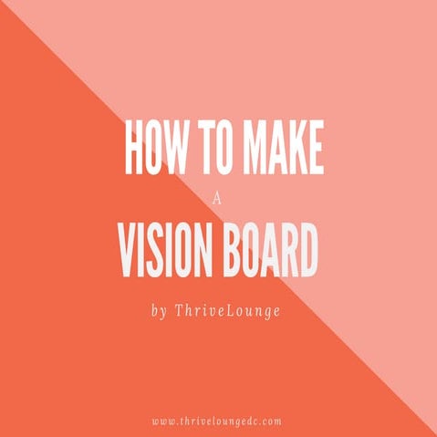 How To Make A Vision Board | PDF