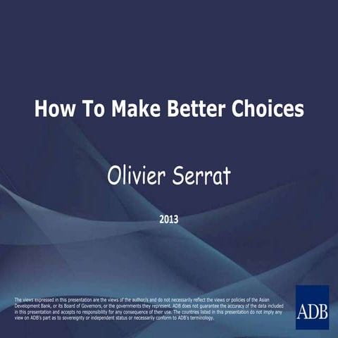 How To Make Better Choices | PPTX