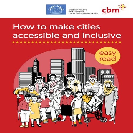 How to make cities accessible and inclusive (easy read) | PDF