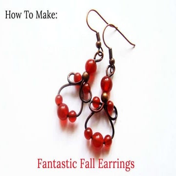 How to Make Fantastic Fall Earrings DIY Jewelry Making Tutorial | PPTX