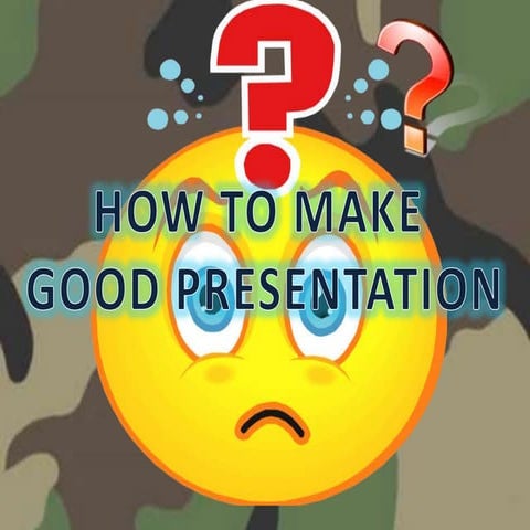 How to make good presentation | PPTX | Desktop Publishing | Computer ...