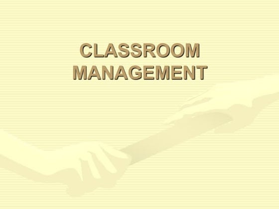 Classroom Management workshop | PPT