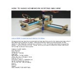 How to make homework writing machine