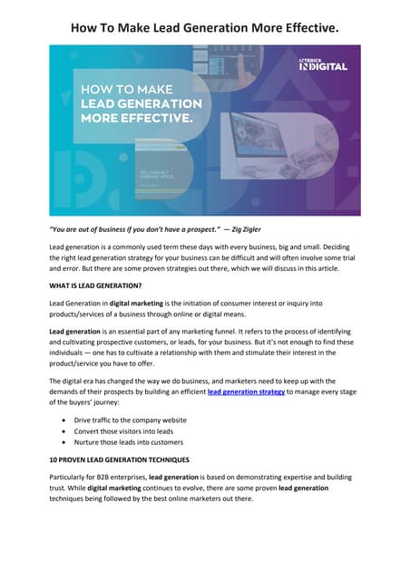 A Beginner's Guide to Streamlining Lead Generation.pdf