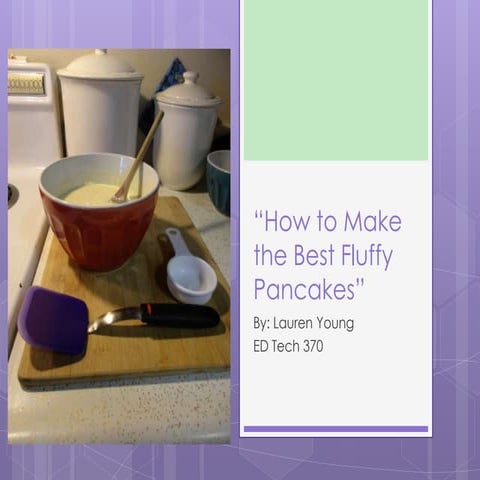 How to make pancakes | PPTX