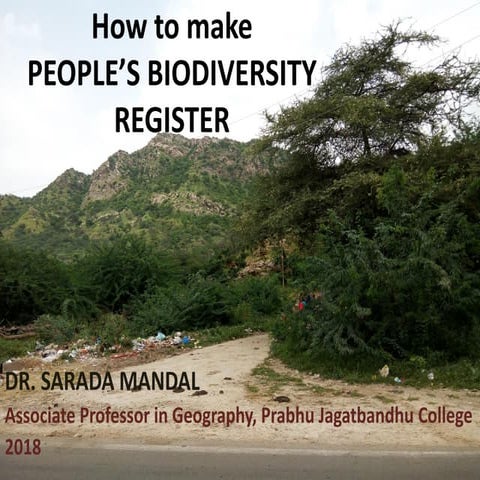 How to make people's biodiversity register | PDF