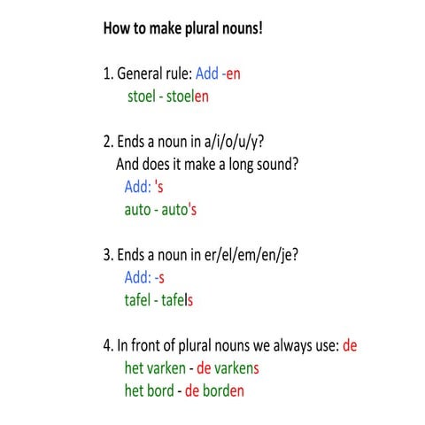How to make plural nouns! | PPT