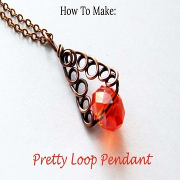 How to Make Pretty Loop Pendant DIY Jewelry Making Tutorial | PPT
