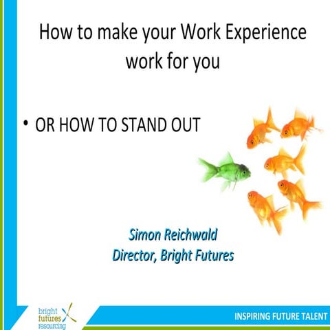 Santandar - Why work experience works | PPT