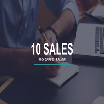 How to make your first 10 sales | PPT
