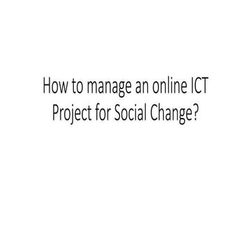 How to manage an online ICT Project for.pptx