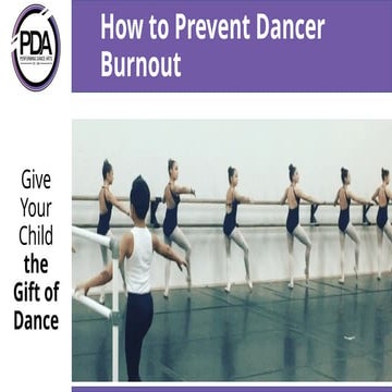 Understanding and Preventing Dancer Burnout | PPTX
