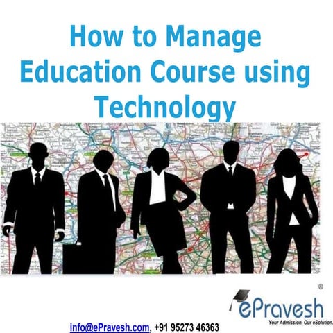 How to manage distance education/ Training course using technology | PPT