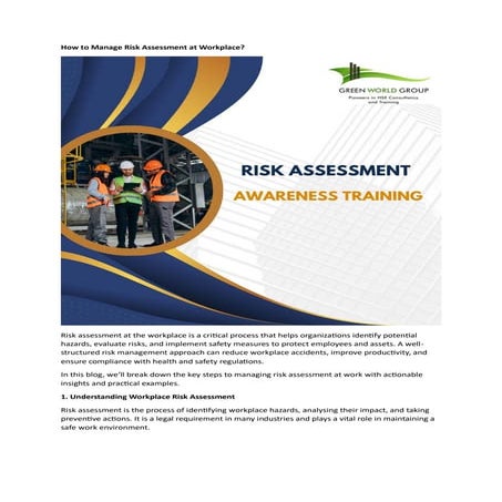 How to Manage Risk Assessment at Workplace.pdf