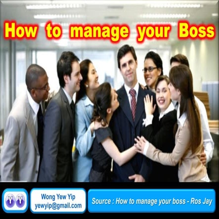 How to manage your boss | PDF
