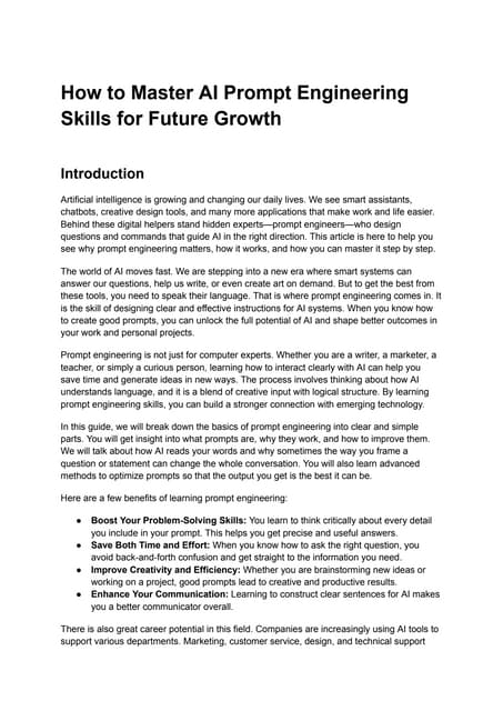 prompt engineering | PDF