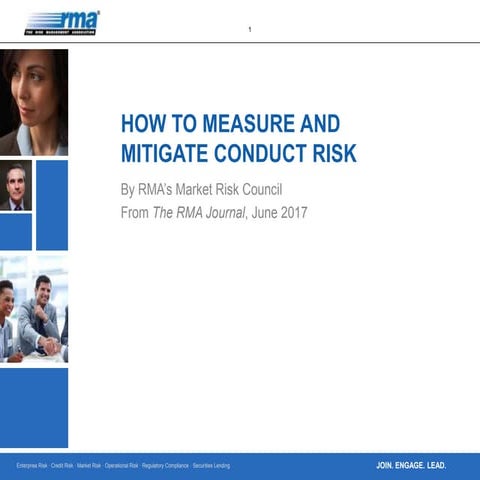 How to Measure and Mitigate Conduct Risk | PPTX