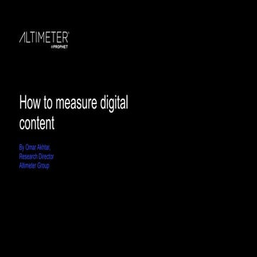 How to measure digital content | PPTX