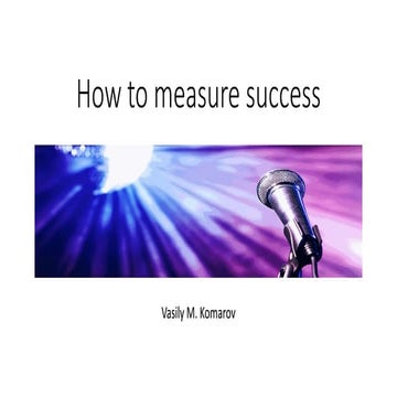 How to measure success | PPTX