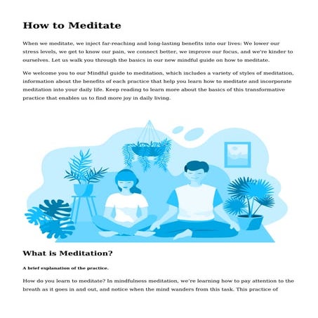 Introduction to Heartfulness - Day 1 | PPTX