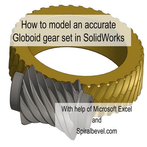 How to model an accurate globoid gear set | PPT