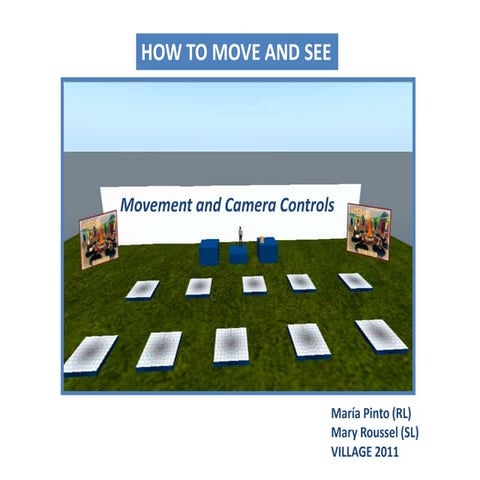 How to move in SL (Viewer 2) | PPT