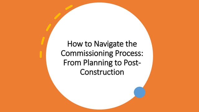 Commissioning, Qualification & Validation Services | PPTX