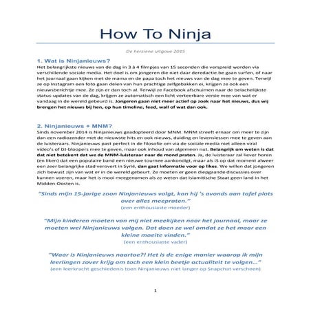 20150928 Ninjanieuws | PDF