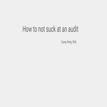 How to not suck at an audit-2.pdf