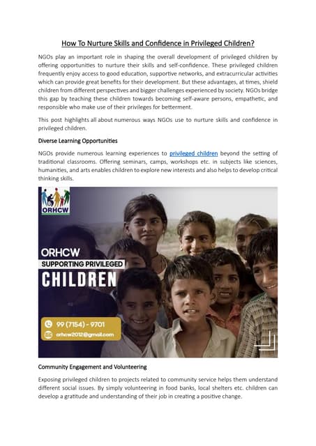 Importance Of Creative Expression For Children | PDF | Parenting | Family and Relationships