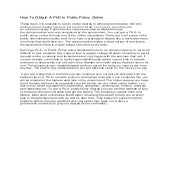 How To Obtain A PhD In Public Policy Online