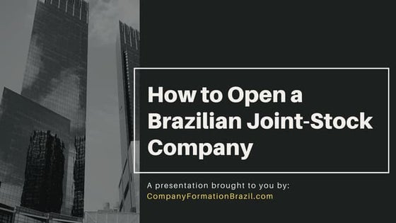Formation of a Brazilian company | PDF