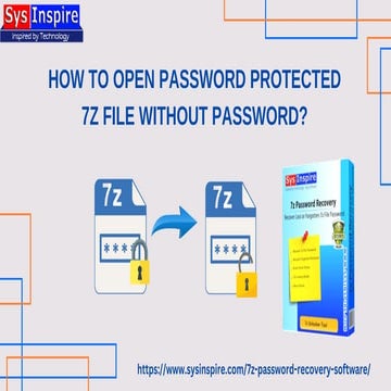 How to open password protected 7z file without password? | PDF
