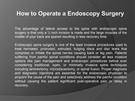 Percutaneous Hydrodiscectomy - A Procedure for Treating Herniated Disc ...