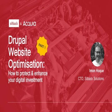 How to Optimise your Drupal Website for SEO & Accessibility - Part 1 | PPT