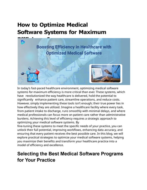 The Ultimate Guide to Healthcare Point of Sale System. | PDF