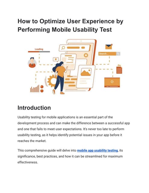 User Interface Testing For Optimal User Experience Pdf