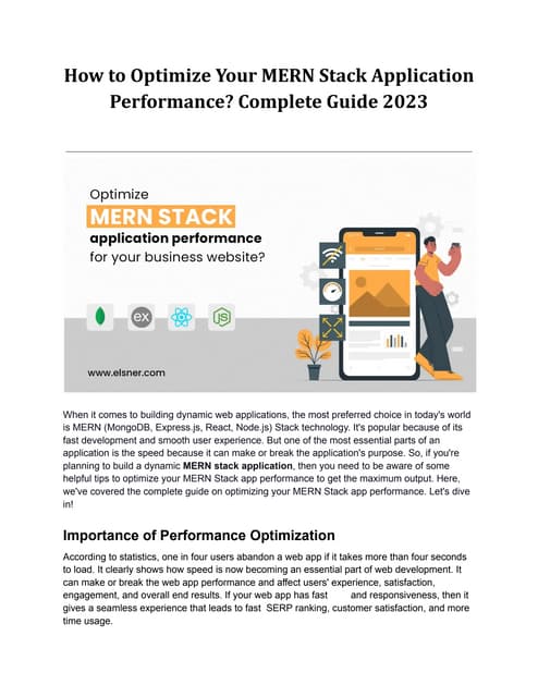 How to Optimize Your MERN Stack Application Performance_ Complete Guide ... How to Optimize Your MERN Stack Application Performance_ Complete Guide ...