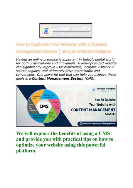 Content Management System | Travel & Tour CMS.pptx